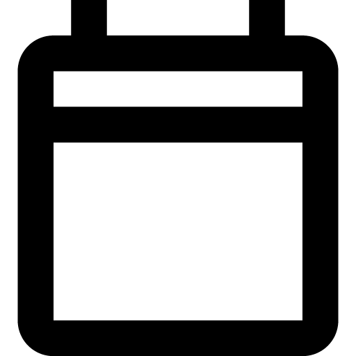 Calendar blank outline icon svg png free download