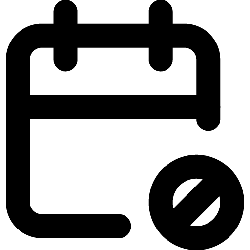 Calendar cancel icon svg png free download - 2