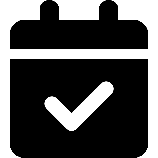 Calendar check icon svg png free download - 7