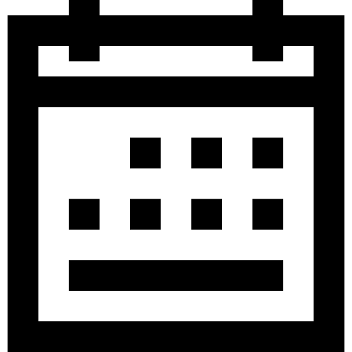 Calendar week icon svg png free download