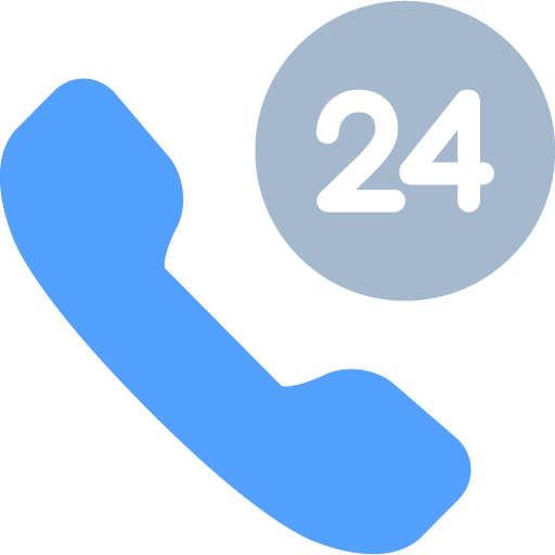 Call 24 hours icon svg png free download