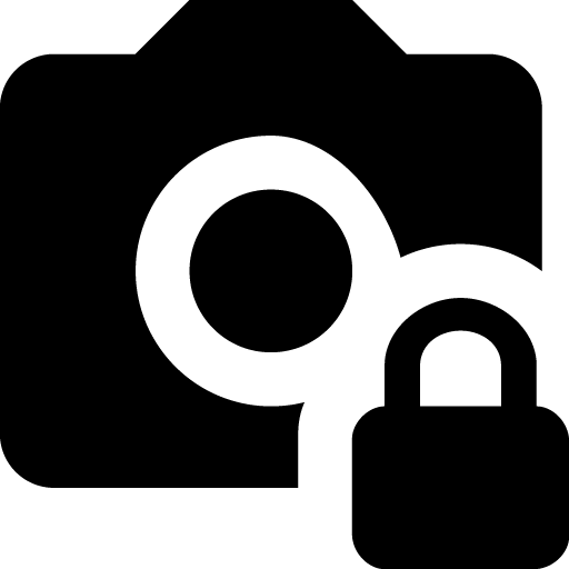 Camera lock icon svg png free download