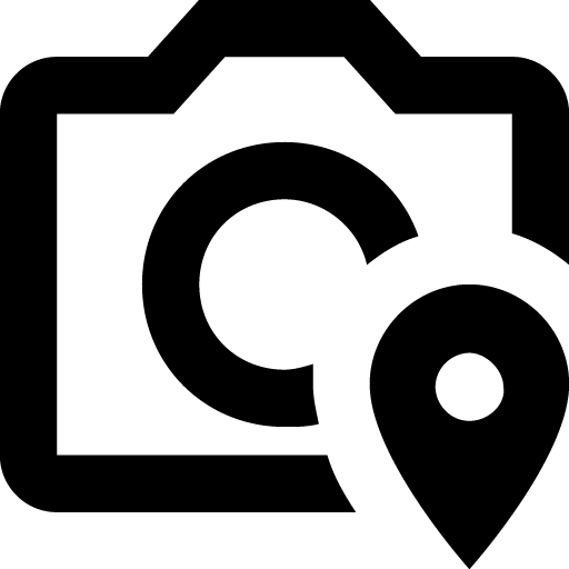 Camera marker outline icon svg png free download