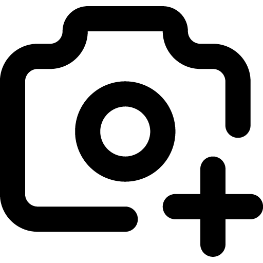 Camera plus icon svg png free download - 3