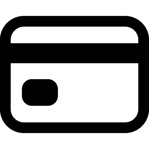 Card outline icon svg png free download