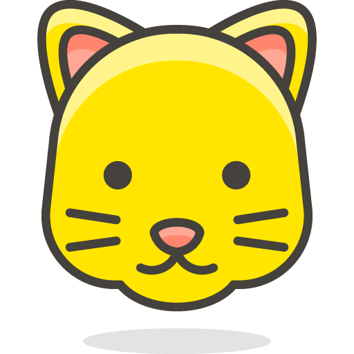 Cat face icon svg png free download