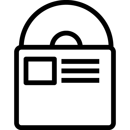 Cd case icon svg png free download