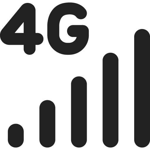 Cellular 4g icon svg png free download