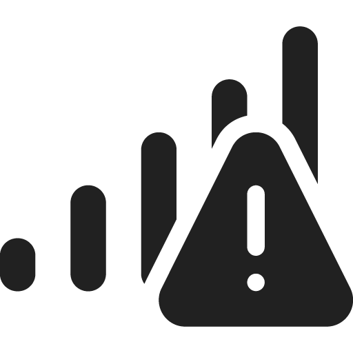 Cellular warning icon svg png free download