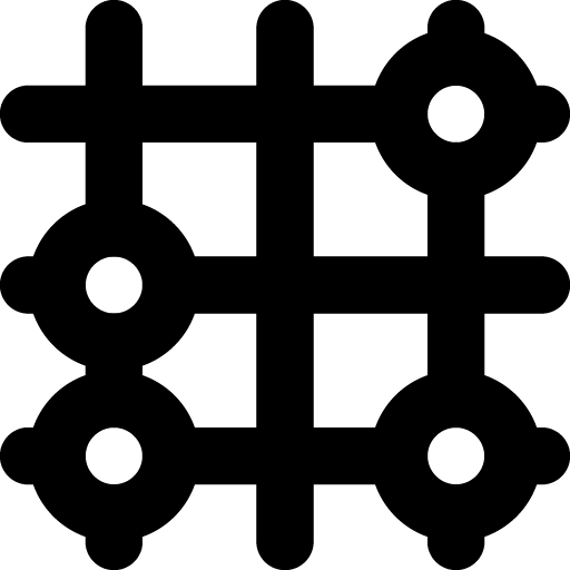 Chart grid dots icon svg png free download