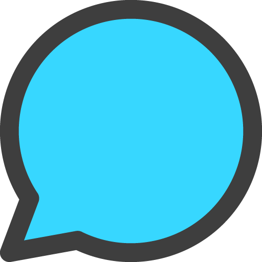 Chat bubble oval icon svg png free download