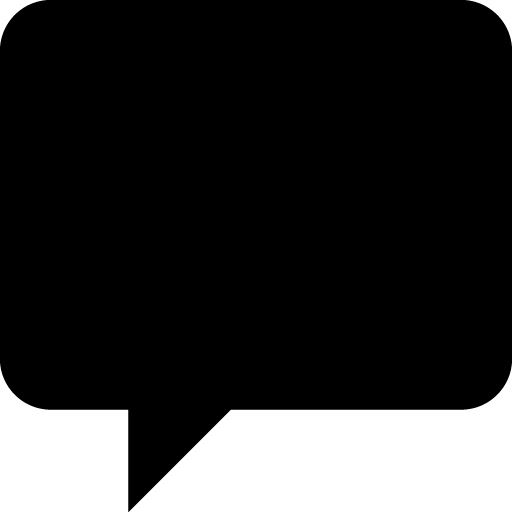 Chat bubble square icon svg png free download