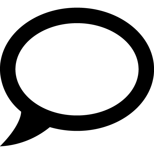 Chat outline icon svg png free download