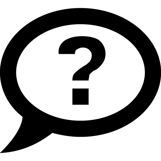 Chat question outline icon svg png free download