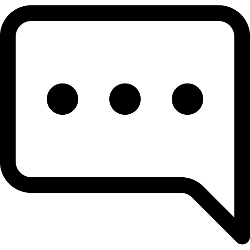 Chat right dots icon svg png free download