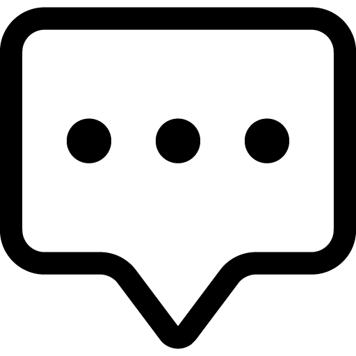 Chat square dots icon svg png free download