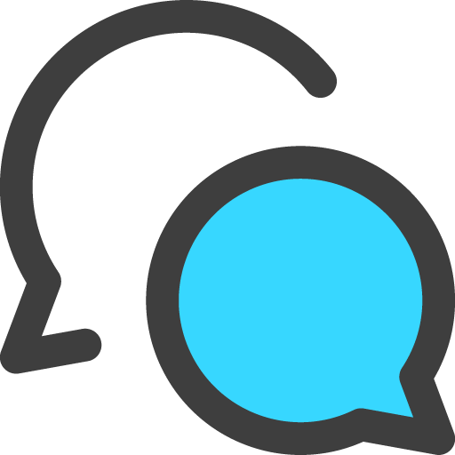 Chat two bubbles oval icon svg png free download