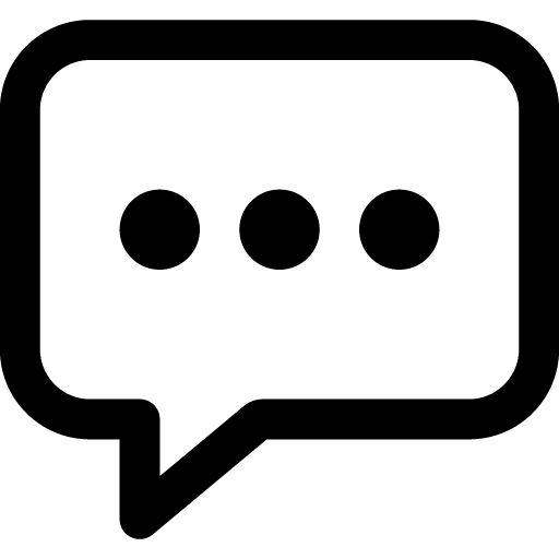 Chatbox ellipses outline icon svg png free download