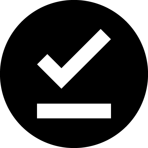 Check underline circle icon svg png free download