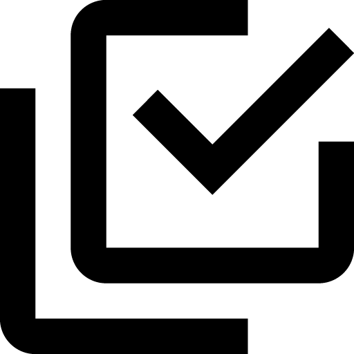 Checkbox multiple marked outline icon svg png free download