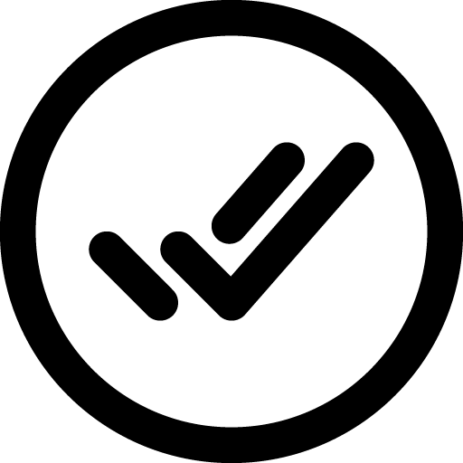 Checkmark done circle outline icon svg png free download