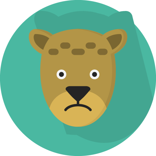 Cheetah icon svg png free download