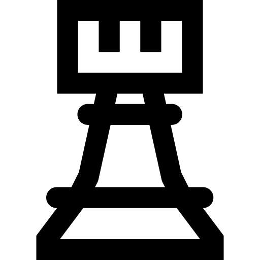 Chess rook icon svg png free download