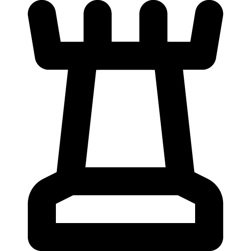 Chess rook icon svg png free download - 5