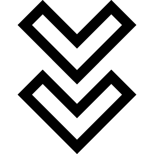 chevron double down icon 2 - Download free