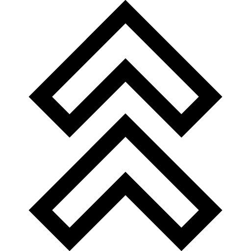 Chevron double up icon svg png free download - 2