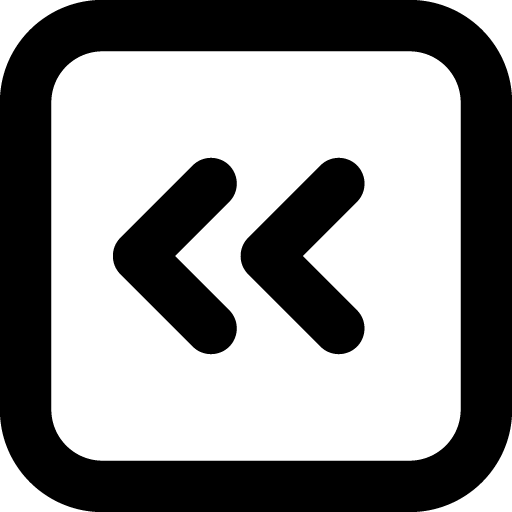 Chevrons square left icon svg png free download