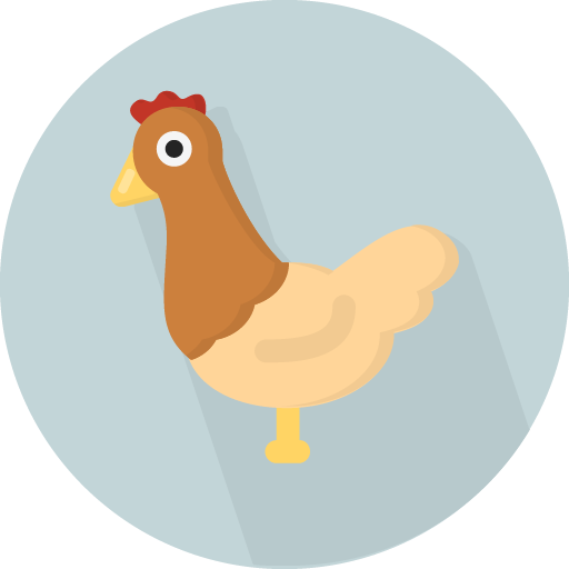 Chicken icon svg png free download