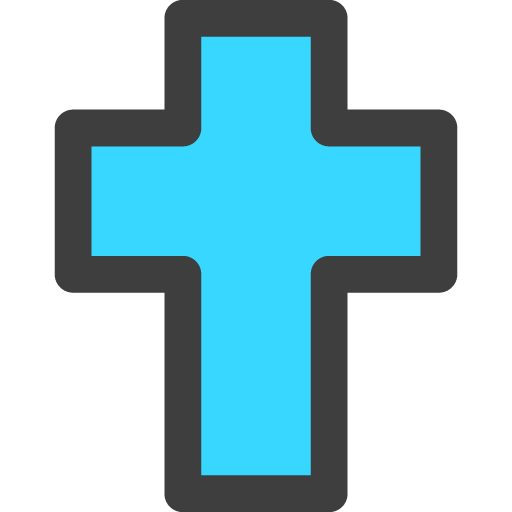 Christian cross icon svg png free download