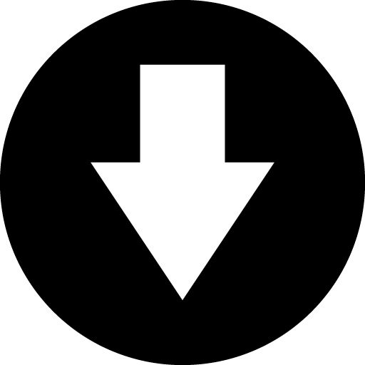 Circle arrow down icon svg png free download