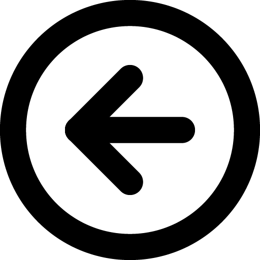 Circle arrow left icon svg png free download - 3