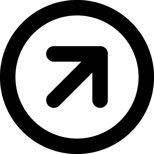 Circle arrow up right icon svg png free download