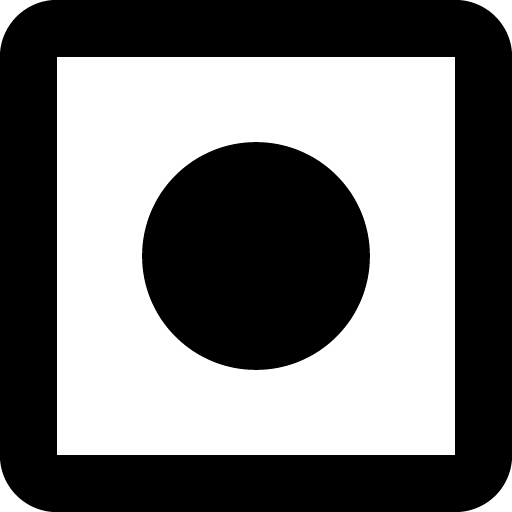 Circle box outline icon svg png free download