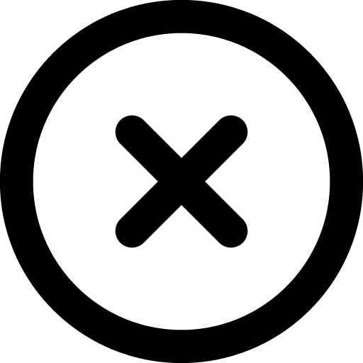 Circle x icon svg png free download - 3