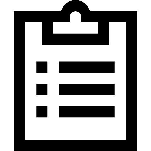 Clipboard list icon svg png free download