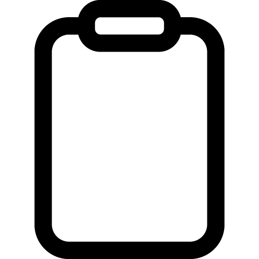 Clipboard outline icon svg png free download