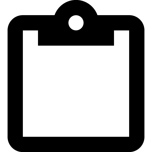 Clipboard outline icon svg - Free download