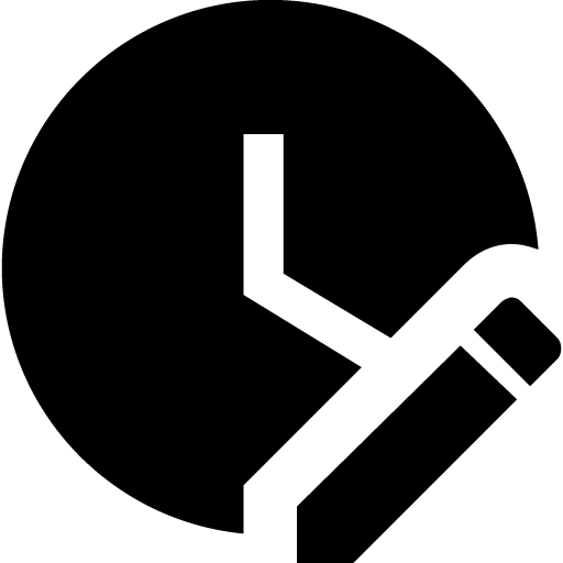 Clock edit icon svg png free download - 2