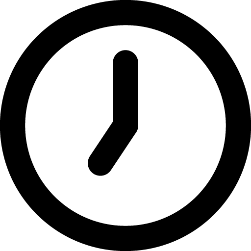 Clock hour 7 icon svg png free download