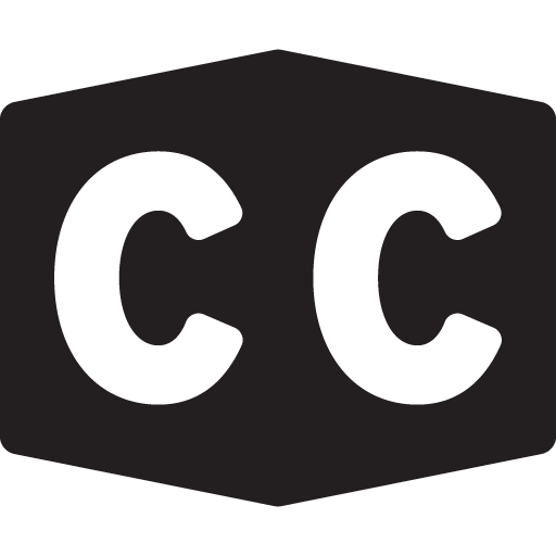 Closed caption icon svg png free download - 2