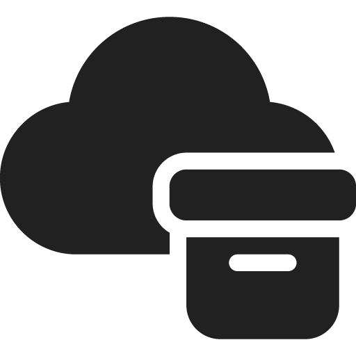 Cloud archive icon svg png free download