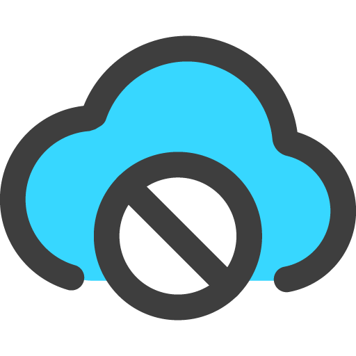 Cloud block icon svg png free download