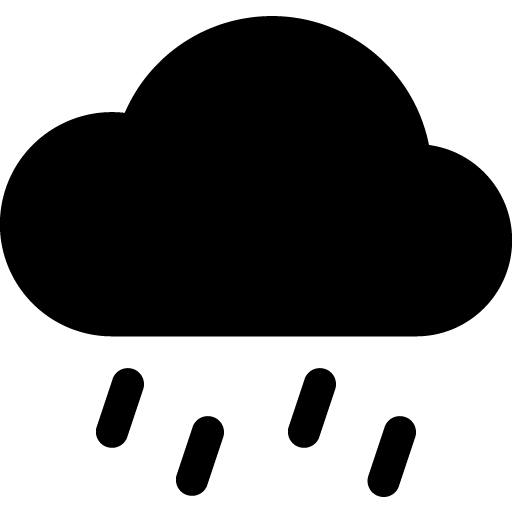 Cloud drizzle fill icon svg png free download