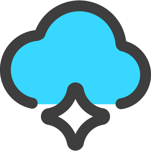 Cloud spark icon svg png free download