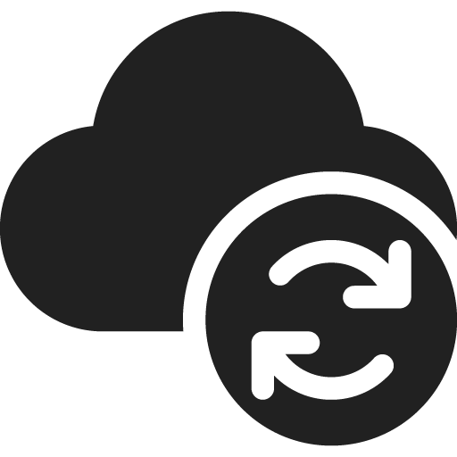 Cloud sync icon svg png free download - 4