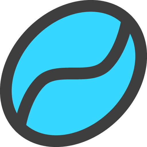 Coffee bean icon svg png free download